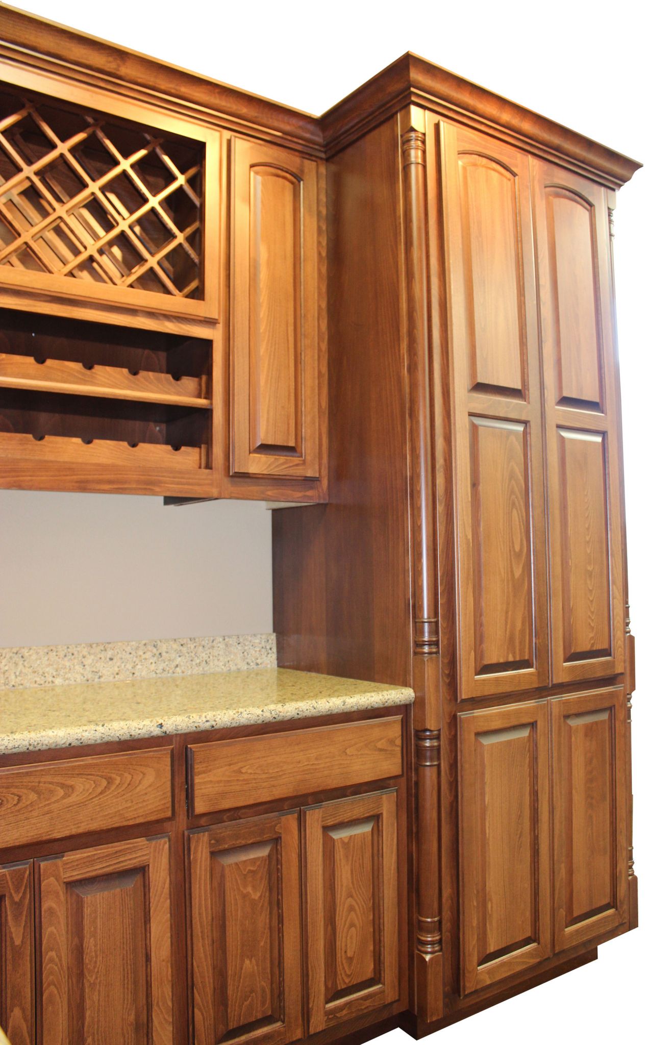 Tall Cabinet - Bumped Out - Burrows Cabinets - Texas builder-direct ...