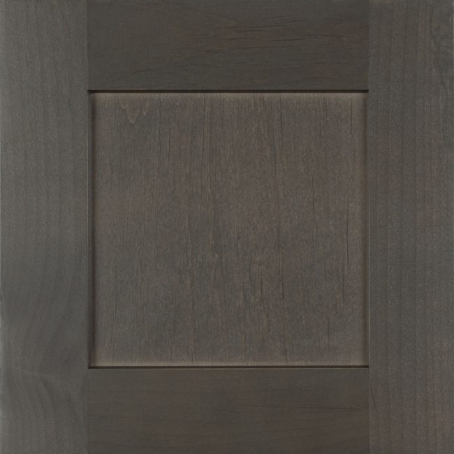 Shaker in Clear Alder Platinum - Burrows Cabinets - Texas builder ...